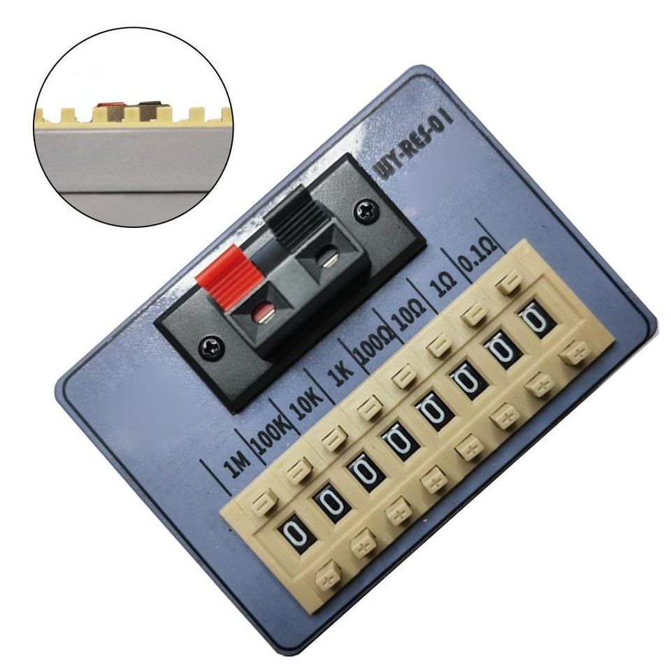Adjustable WY RES 01 Resistance Box with 0 to 9999999 9 Ohm Range for ...