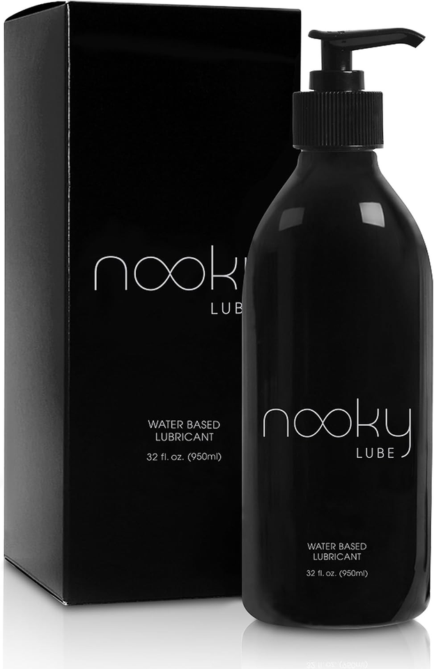 Personal Lubricant. Nooky Lube Natural Water Based Lubes 32 Fl Oz (Pack ...
