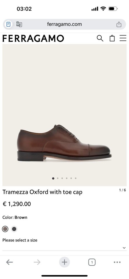 salvatore ferragamo mens shoes tramezza UK9,5 US10,5 EU43.5/44 | eBay