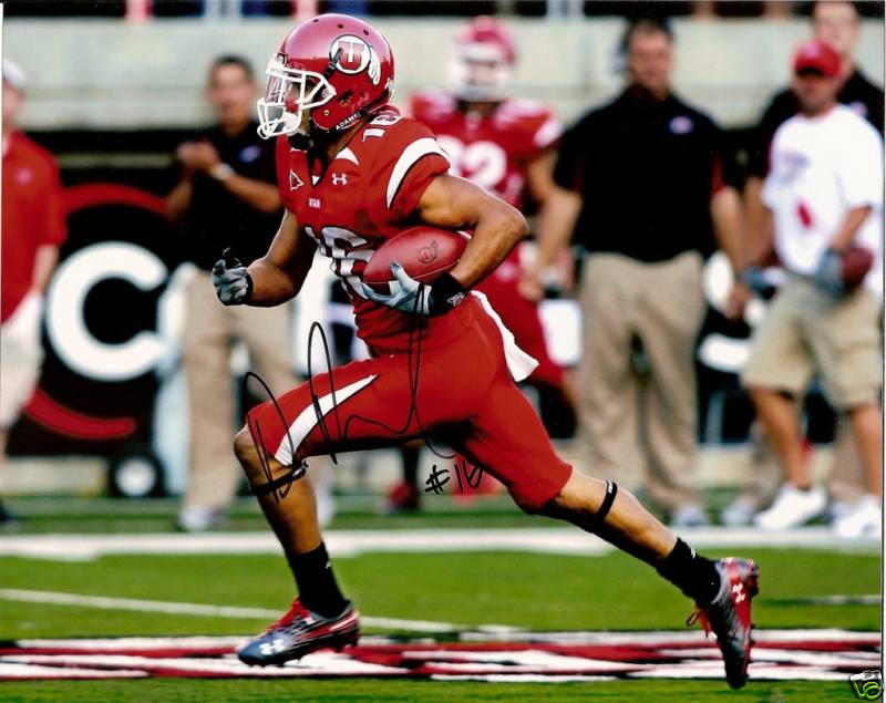 DAVID REED UTAH UTES SIGNED 8X10 PHOTO W/COA | eBay