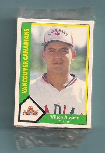 1990 Vancouver Canadians Baseball Team Set - Wilson Alvarez | eBay