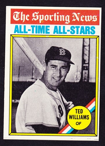 1976 TOPPS #347 TED WILLIAMS ALL-TIME ALL-STARS | eBay