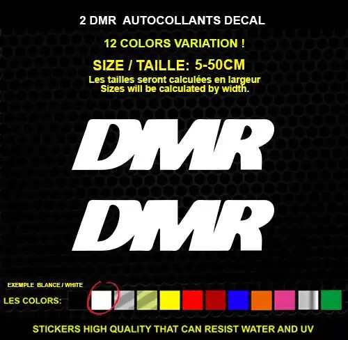 2 DMR autocollant Véritable decal autocollant STICKERS IMPERMÉABLE | eBay