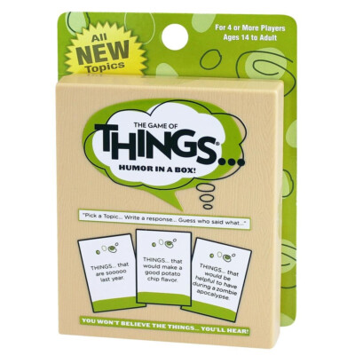 THE GAME OF THINGS Humor in a Box Children & Adults CARD GAME Expansion ...