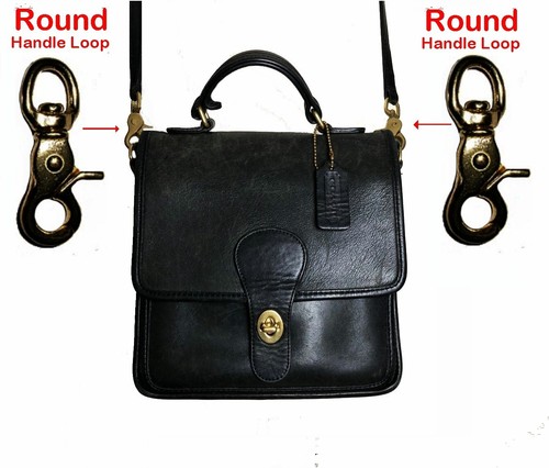 (1) Coach Handbag Purse Part Round Swivel Snap Replacement Solid Brass ...