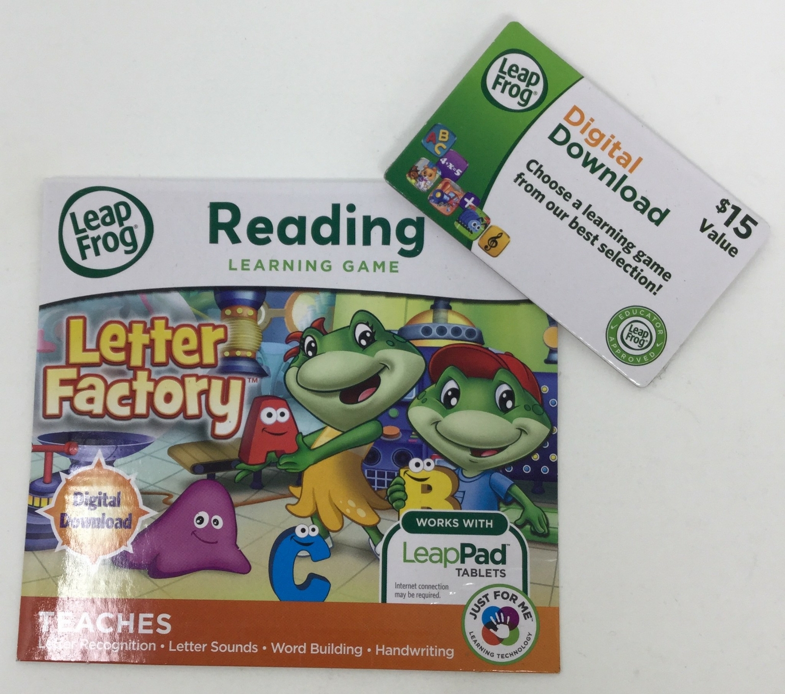 LeapFrog Letter Factory Learning Game [15$ Credit Code Kids Education ...