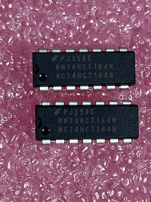 MM74HCT164N IC 8-BIT SERIAL IN / PARALLEL OUT 14-PIN DIP FAIRCHILD (LOT ...