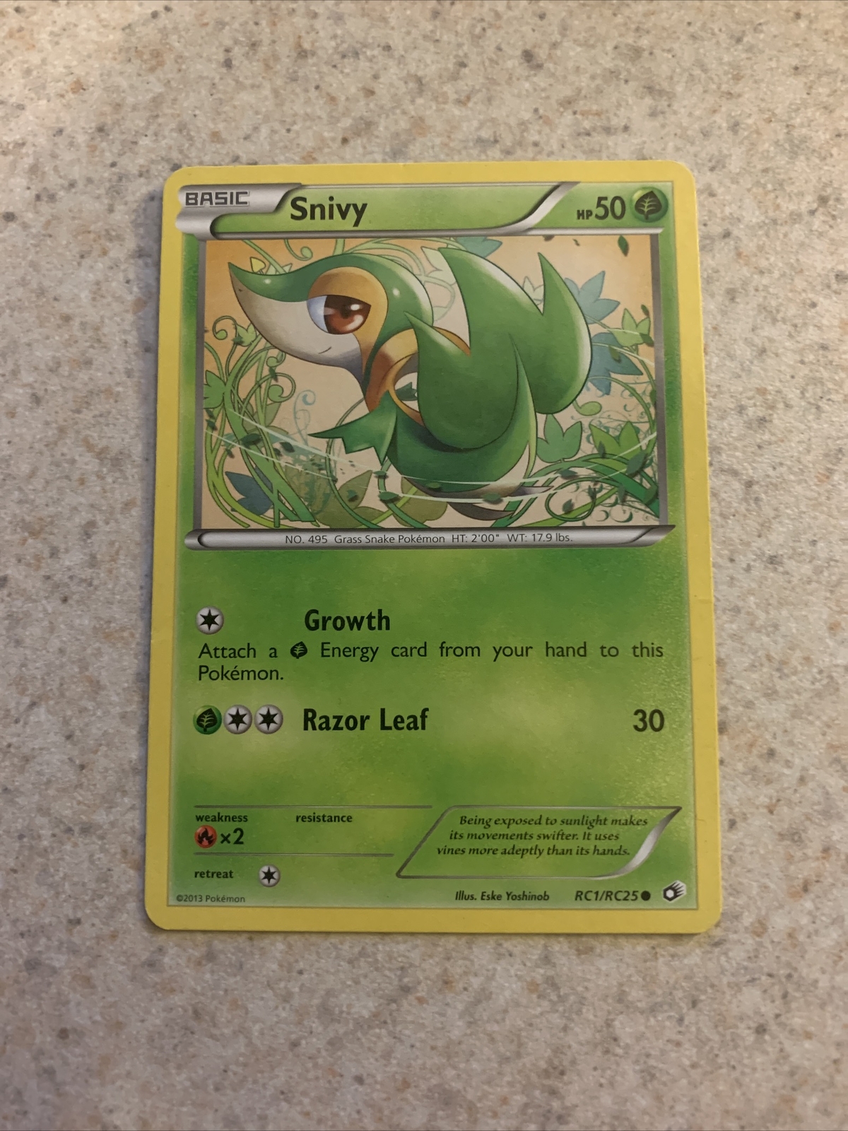 Snivy RC1/RC25 Radiant Collection Full Holo Pokemon Card LP/MP | eBay