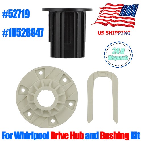 Hub and Bushing Kit 52719 For Whirlpool Washer Fixes Basket Tub Wobble ...