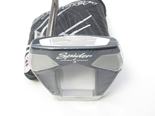 New LH Taylormade PT Spider S Navy Single Bend Putter 34" Putter + HC ...