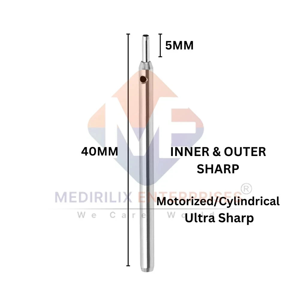 Hair Transplant Punch 0.8MM Cylindrical Motorized, Ultra Sharp Punch ...