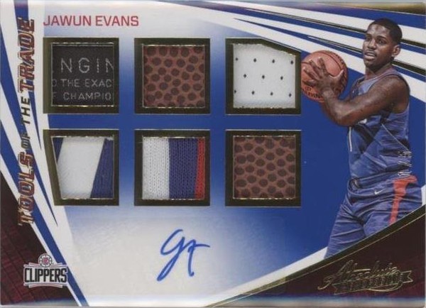 2017-18 Panini Absolute - Tools of the Trade Signatures Six Swatch ...