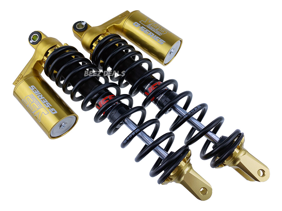 YSS Shocks Absorber Adjustable G-Series Gold Edition Black YAMAHA X-MAX ...