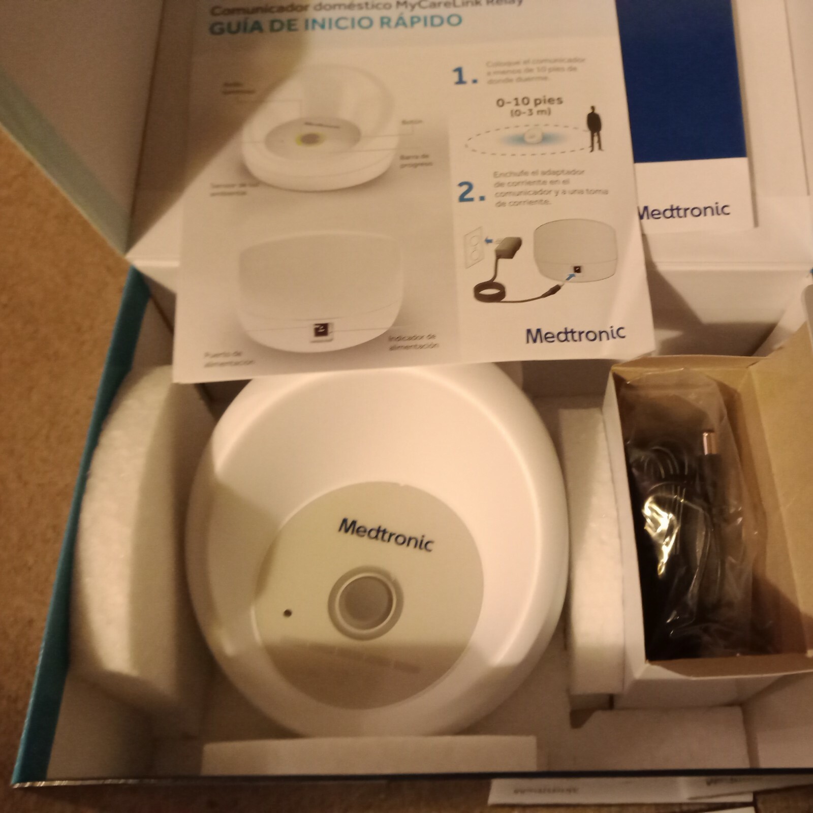 Medtronic 24960 MyCareLink Relay Home Communicator. New Open Box. Never ...