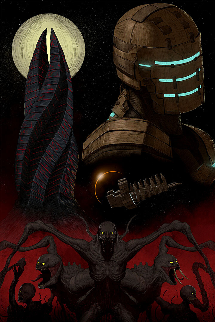 Arte En Solitario De Un Fan De Dead Space FloyyMenor Reúne A Grandes