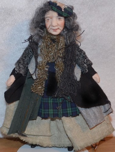 Dollhouse Doll Witch Scottish Highlander Woman 1.12 Artist Doll 6 ...