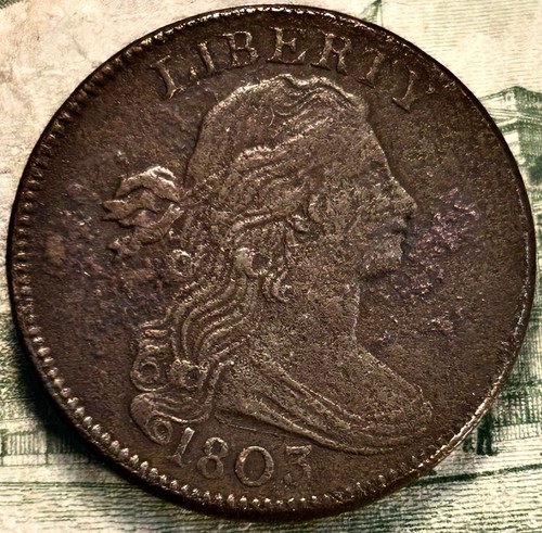 1803 Large Cent XF Early US Copper Coin | eBay
