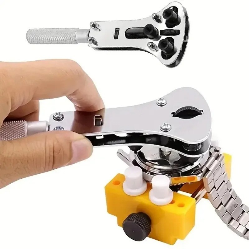 Adjustable Watch Back Case Opener Tool Wrench Remover for Watchmaker ...