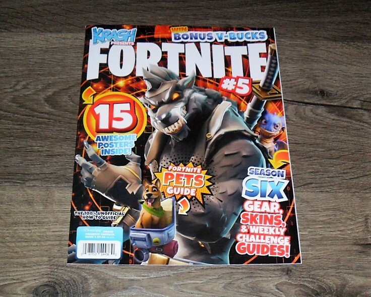 KRASH PRESENTS FORTNITE MAGAZINE #5 LOOSE JUST AS PICTURED POSTERS IN ...