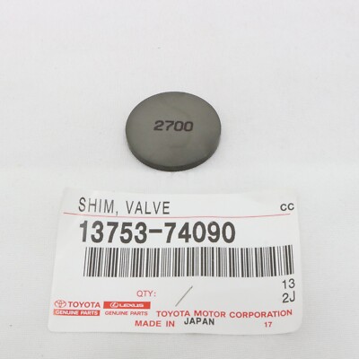 13753-74090 Toyota OEM Genuine SHIM, VALVE ADJUSTING | eBay