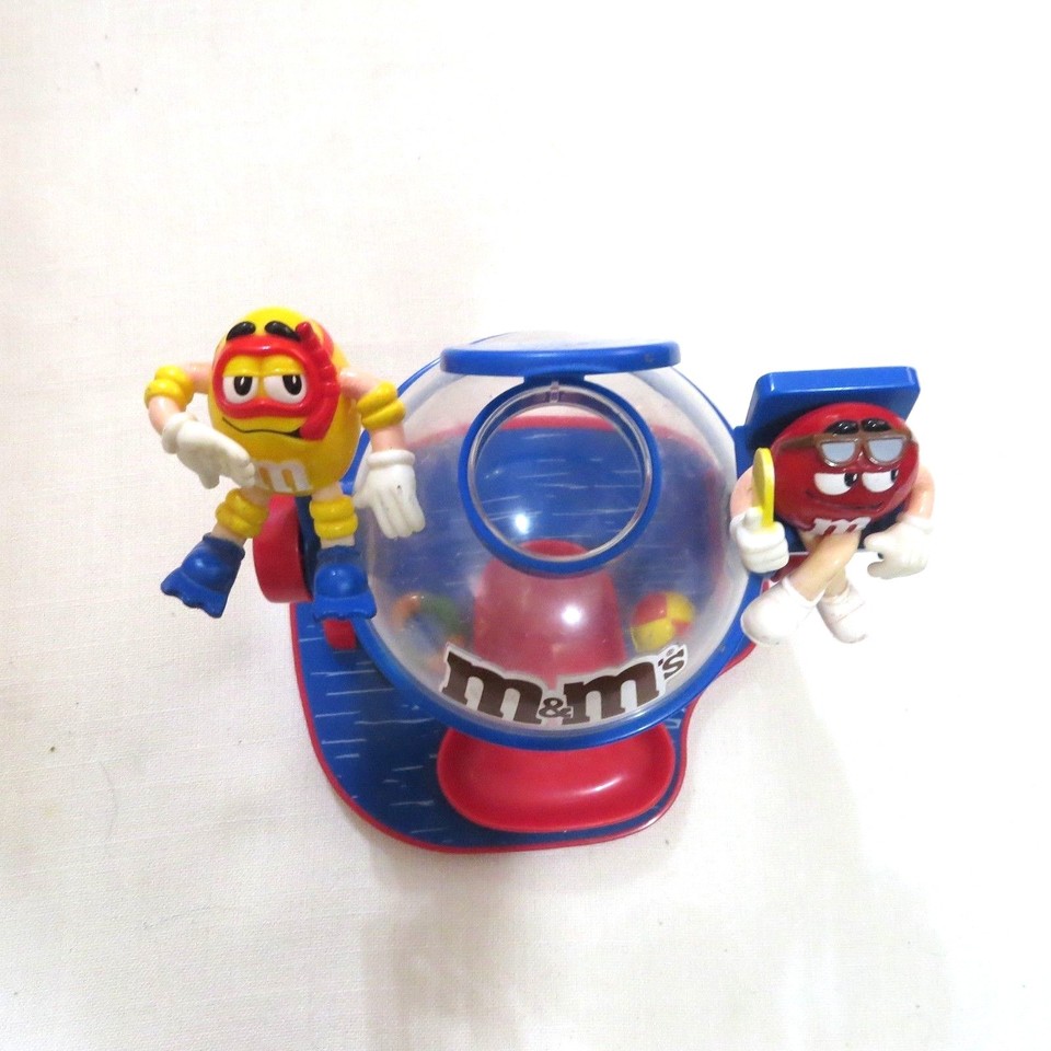 M&M's Candy Dispenser 2 Characters Globe | eBay