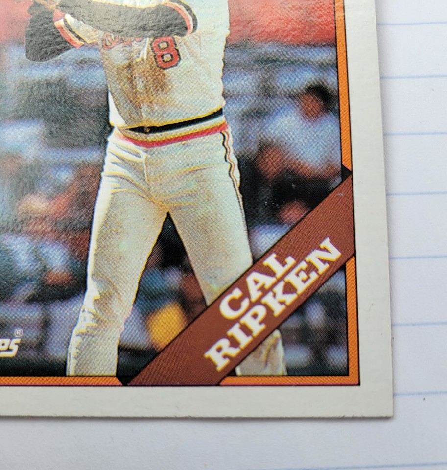 1988 Topps Cal Ripken Card #650 With 2 Errors | eBay