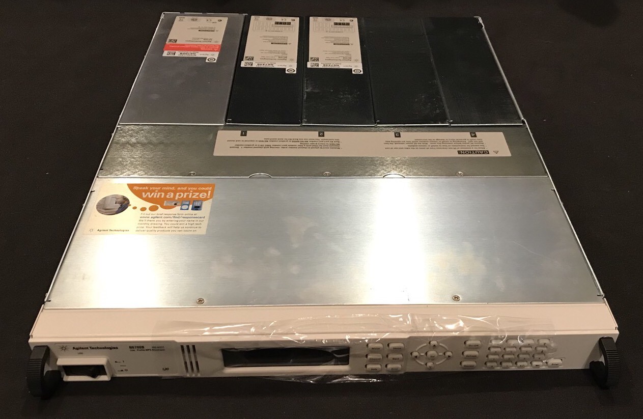 Agilent / Keysight N6700B MPS Power Supply Mainframe With 2 x N6744B 0 ...