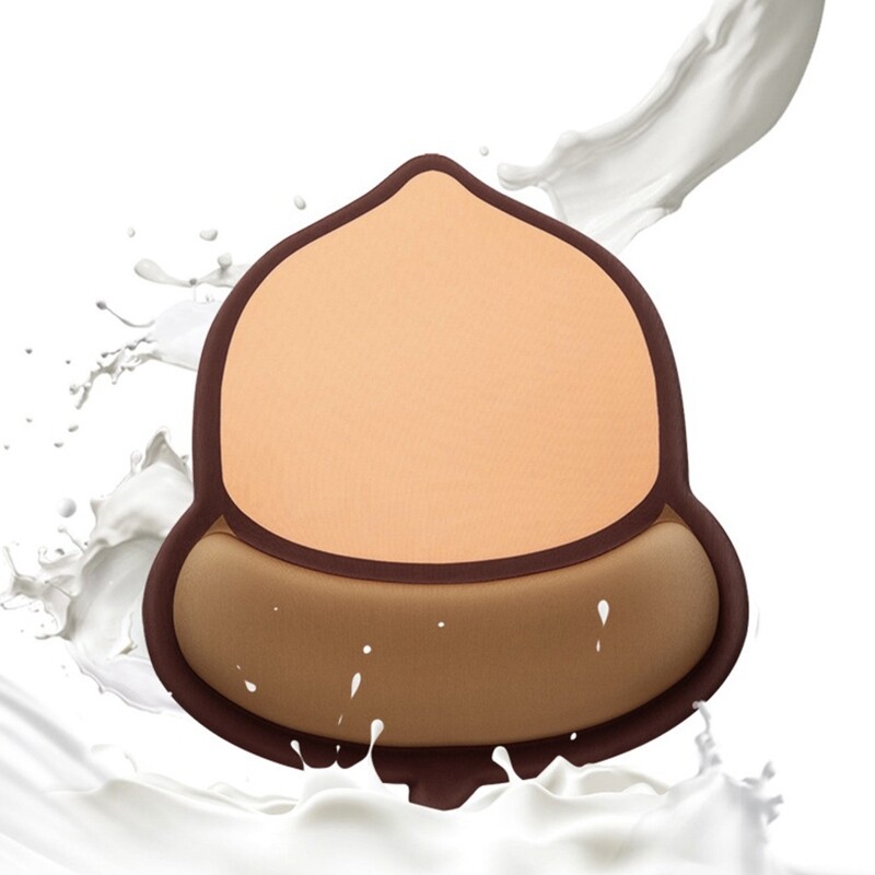 Cartoon Mouse Wrist Support Nut Wrist Mice Pad Silicone Comfort Mouse ...