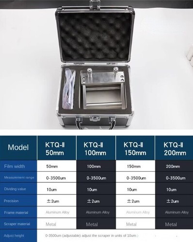 Adjustable Wet Film Applicator Stainless Steel Scraping Device 0-3500μm ...