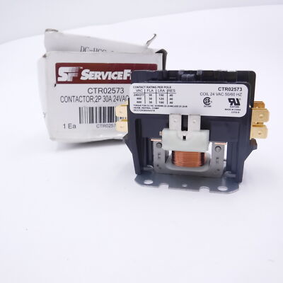Genuine Service First / Trane 2P 30A Contactor 24V AC, CTR02573 | eBay