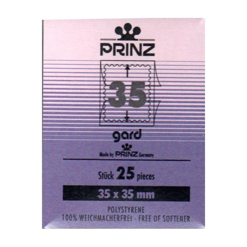 Prinz Gard Stamp Mounts cut to size BLACK backed choice of sizes like ...