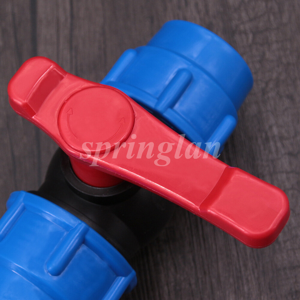 NEW HDPE Stopcock Stop Tap Compression Fitting Water Pipe | 40mm 50mm ...