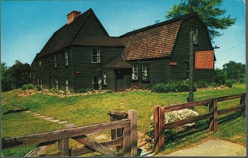 Postcard Fairbanks Homestead Dedham Massachusetts Sent by Airmail 1964 ...