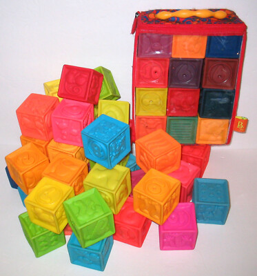 48 BATTAT / PARENTS Squeeze Vinyl ABC Blocks | eBay