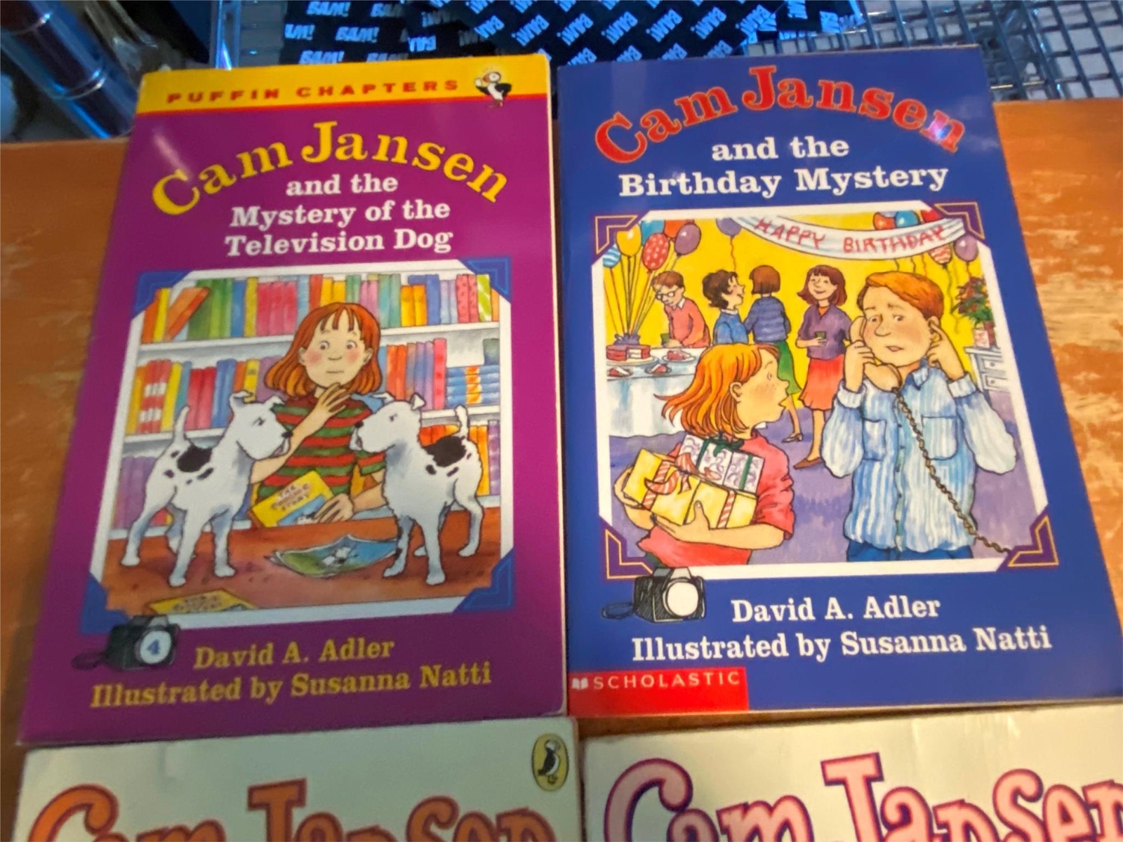 Cam Jansen Series Lot of 4 Chapter Books PB Puffin David A. Adler ...