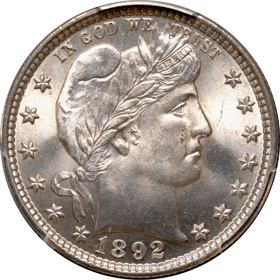1892 Barber Quarter 25c PCGS MS66 | eBay
