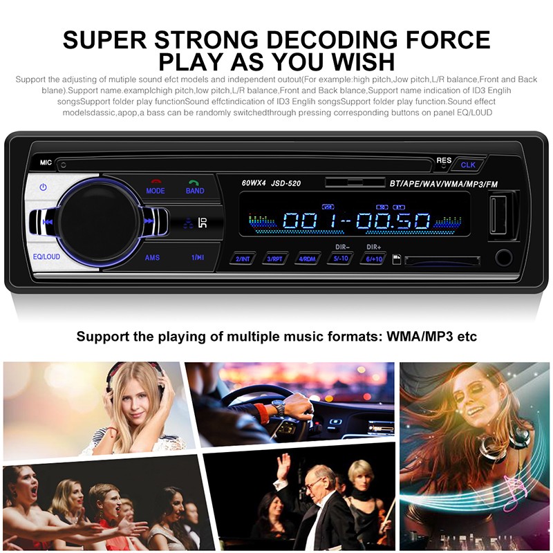 24v Car Radio Compatible-Bluetooth Vintage Car Fm Radio For Truck Bus ...