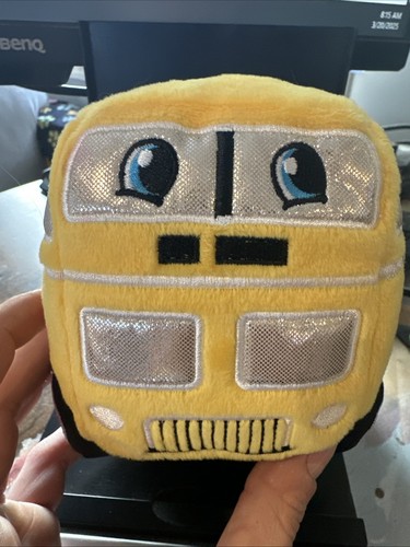 HugFun Yellow School Bus The Singing Does Not Work Plush Stuffed Wheels ...