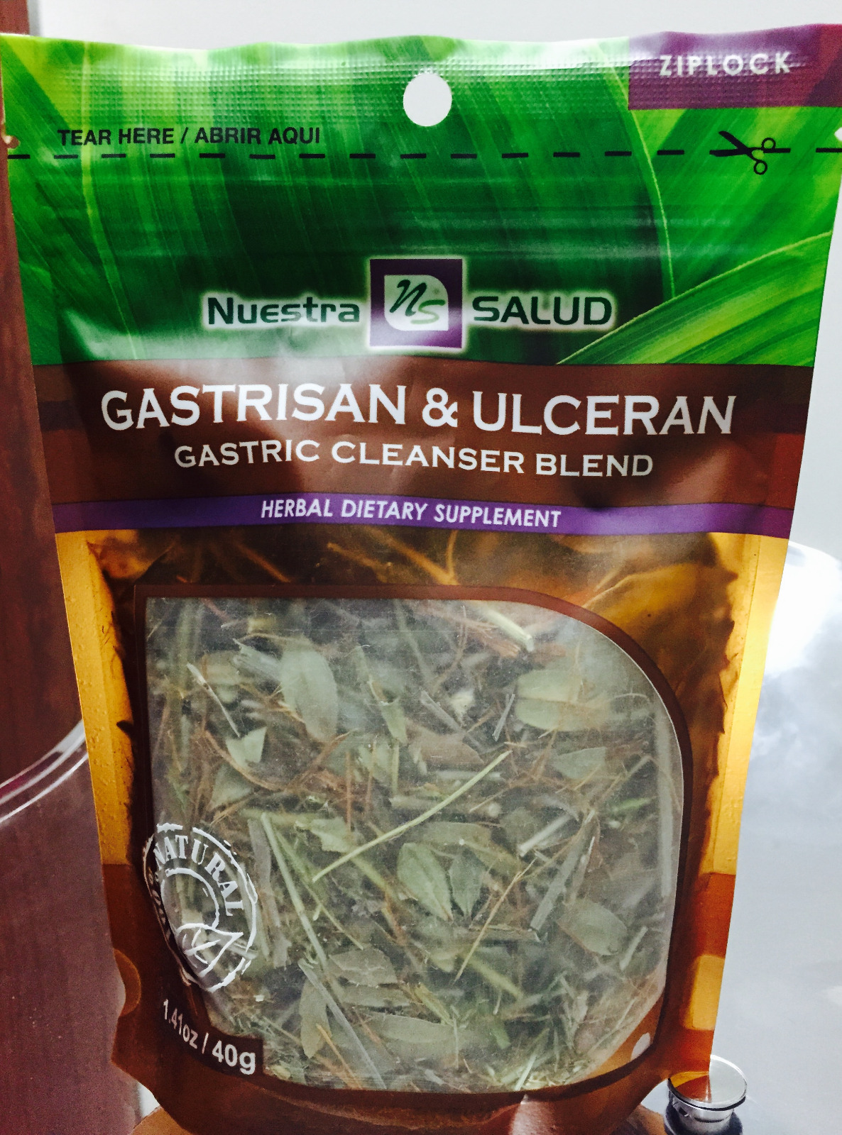 Gastrisan & Ulceran -Gastric Cleasnser Blend Nuestra Salud Made in Peru ...