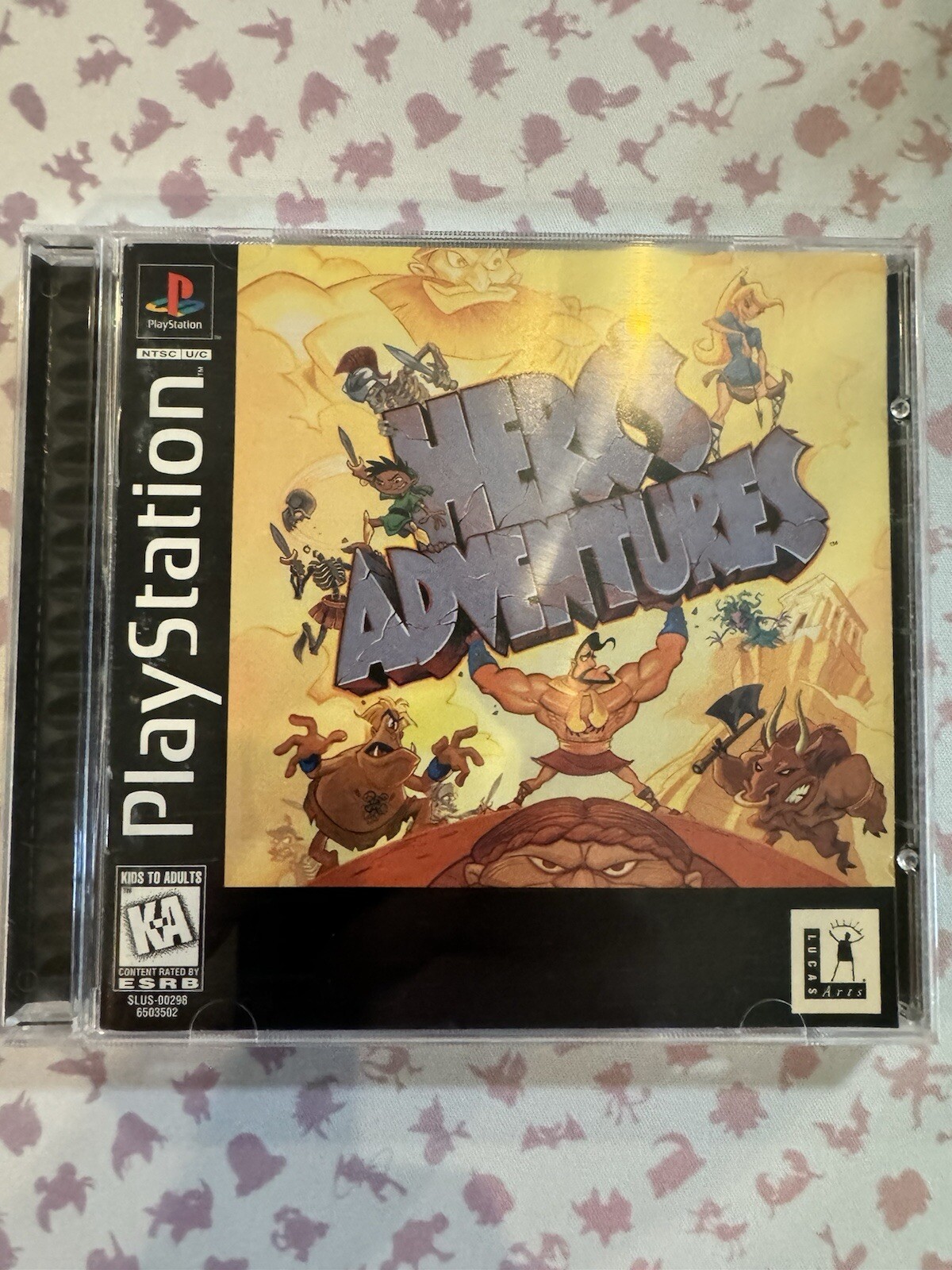 Herc's Adventures (PlayStation 1, 1997) Rare game with case/booklet ...