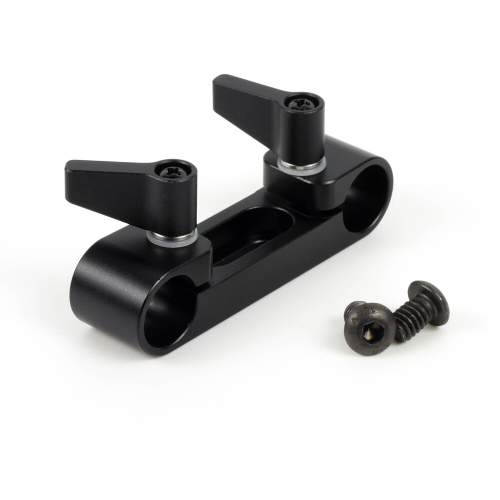 1/4" Notched Mount 15mm Rod Clamp fr Camera Rig Gear Follow Focus DIY ...