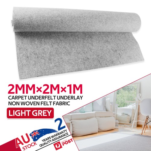 3m×2m/2m*1m 2mm Underfelt Table Pad moisture-proof light gray modigt ...