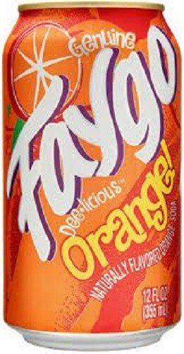 Faygo Orange Soda Pop/Soft Drink-Two 8 Packs, 16 12 oz cans Total | eBay