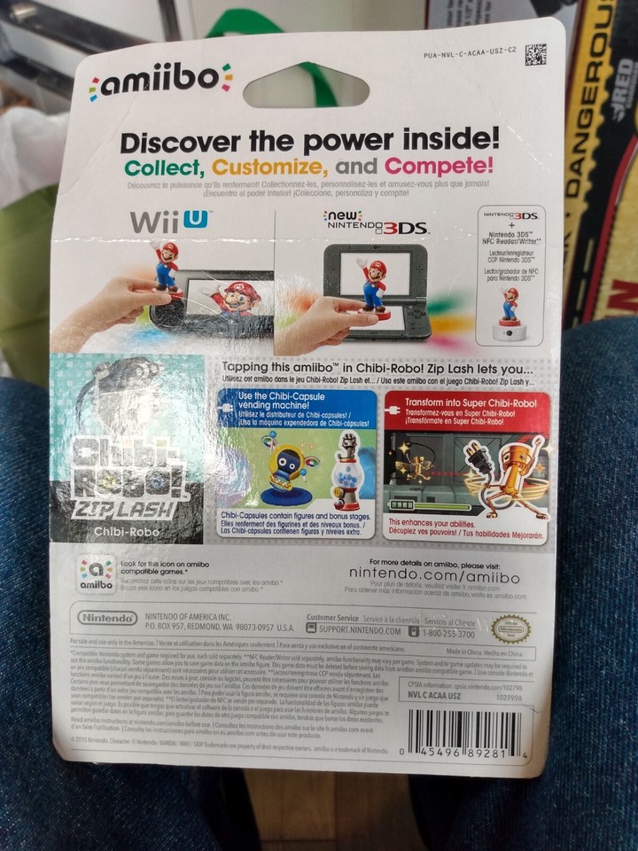 Chibi-Robo Amiibo Chibi-Robo ! Series Nintendo Switch Wii U 3DS *NEW ...