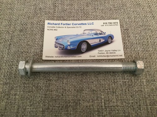 1965-74 Corvette Alternator Pivot BOLT WB 3/8-16x4-1/2" w/SAE Flat ...