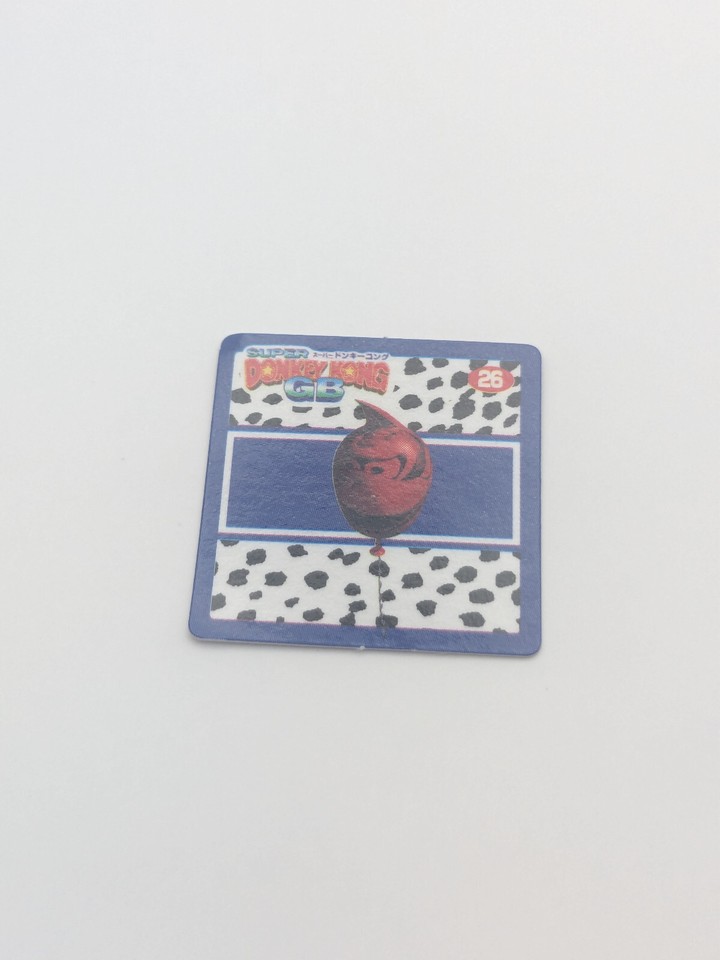 Extra Life Balloon 26 Super Donkey Kong Bros Card mini Game Boy 1995 ...