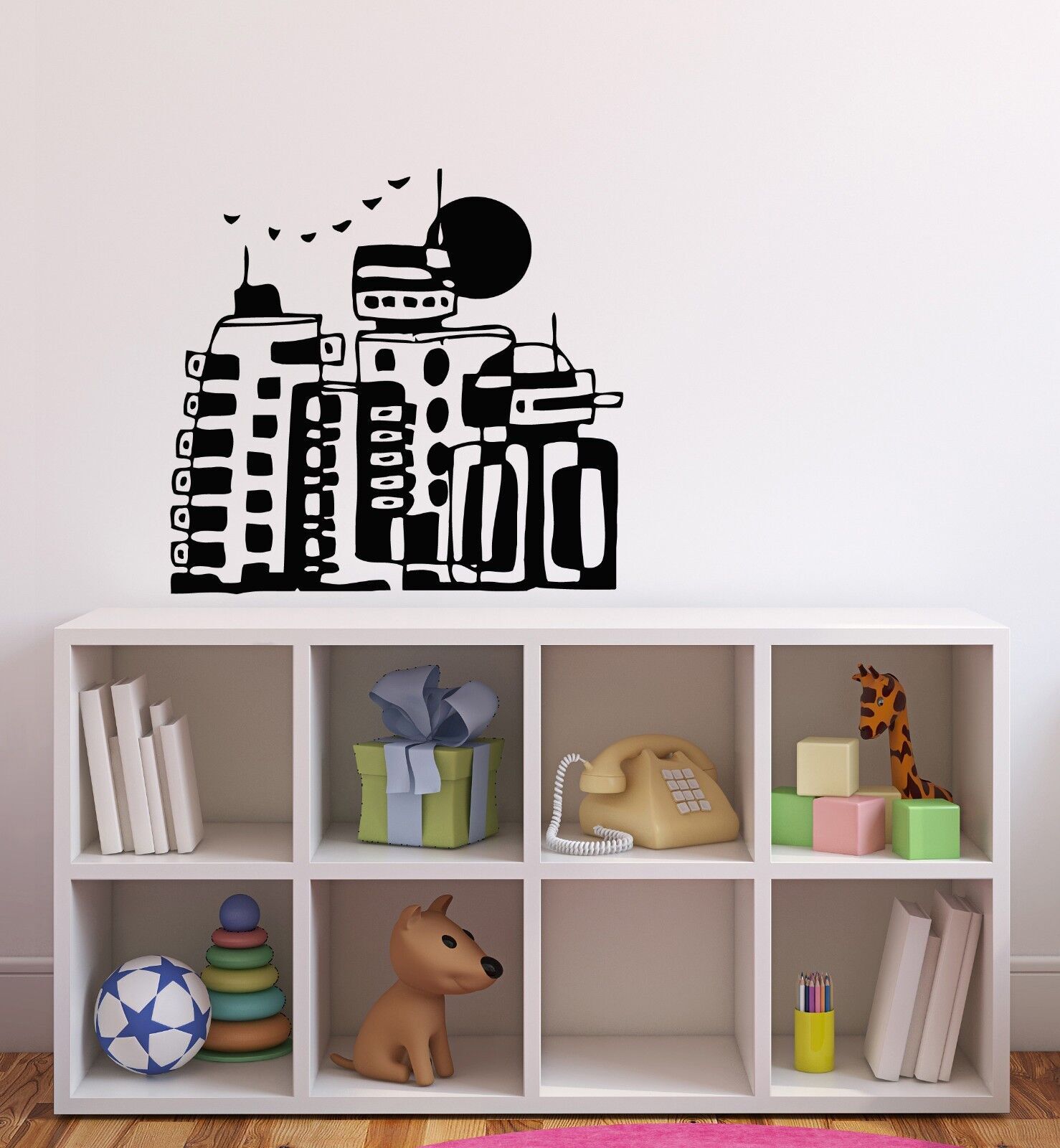 Wall Stickers Vinyl Decal Fun and Fantastic Image of the City Game ...