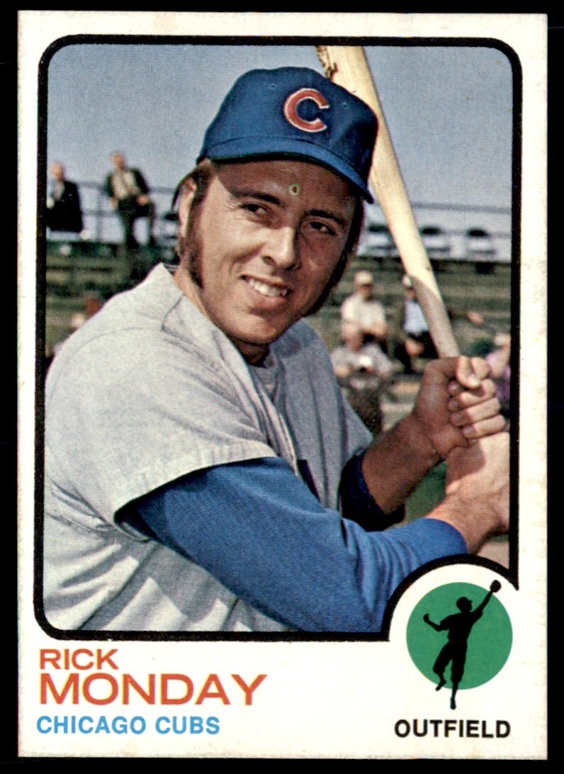 1973 Topps Rick Monday Chicago Cubs #44 | eBay