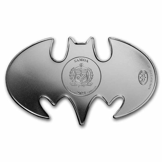 Samoa 5 $ 2024 1 oz Silber 999 Batman™ Batarang ™ Shape Coin ST / BU | eBay