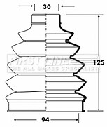 First Line FCB6079 CV Boot Kit for sale online | eBay UK